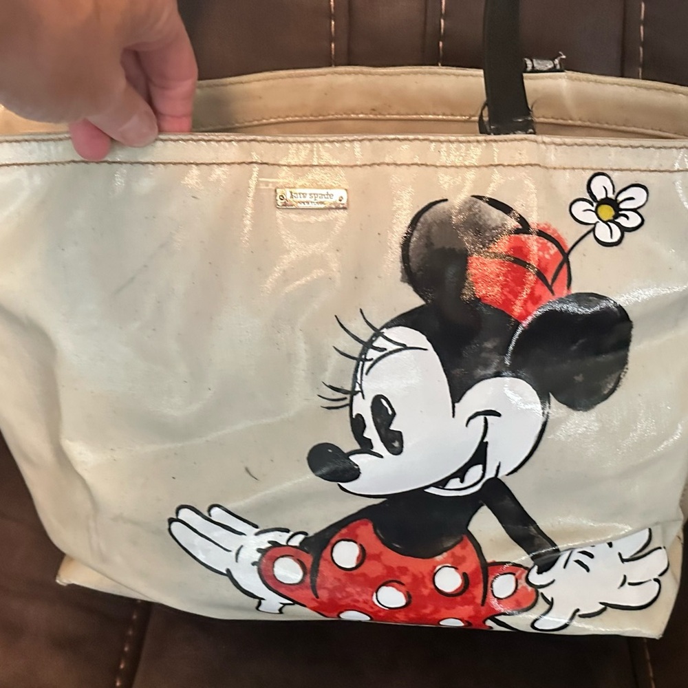 Kate Spade X Minnie Mouse Francis Tote Zip Top Disney - Gem